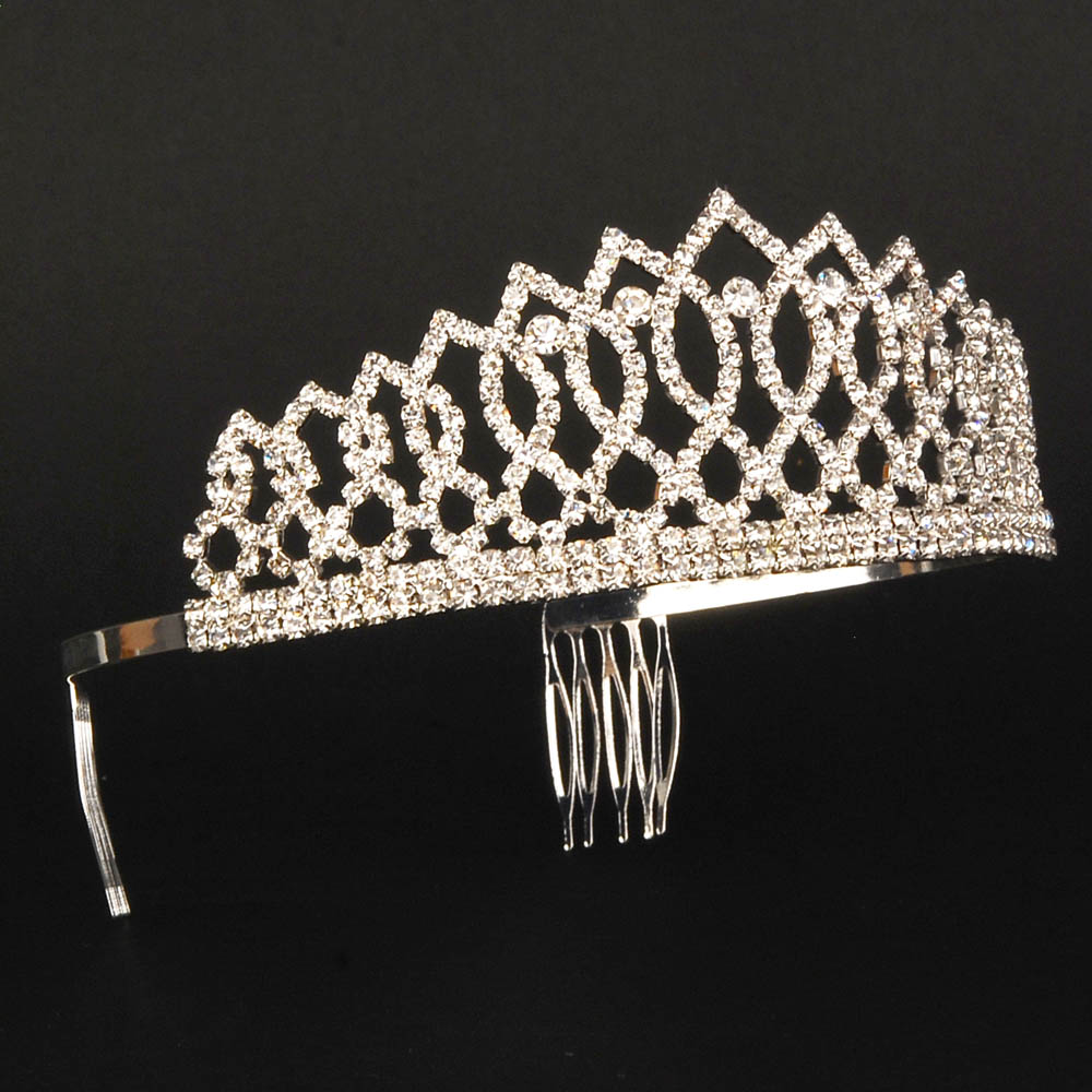 Wholesale Brooch :: Rhinestone Tiara - Bridal Brooches|Fabric Flower ...