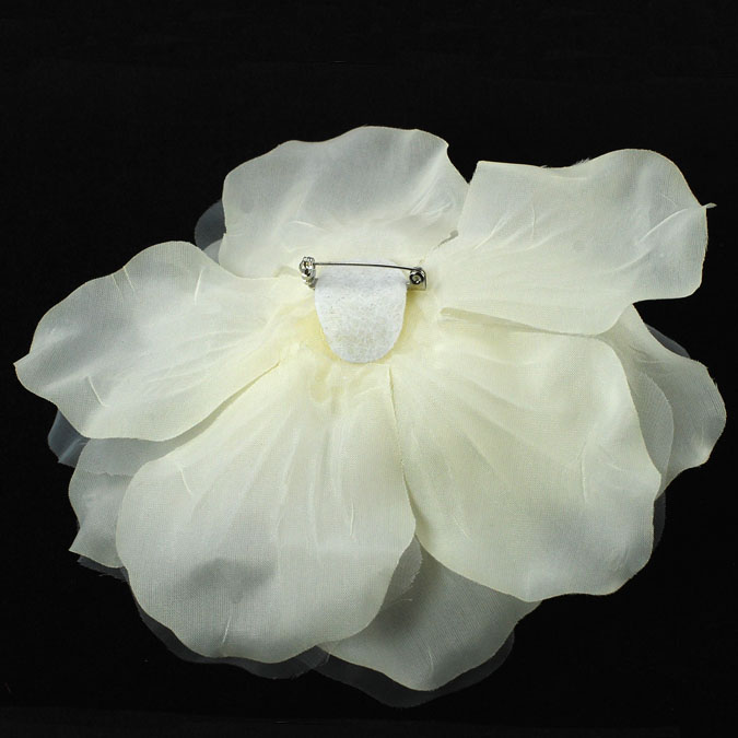 Fabric Flower Pin